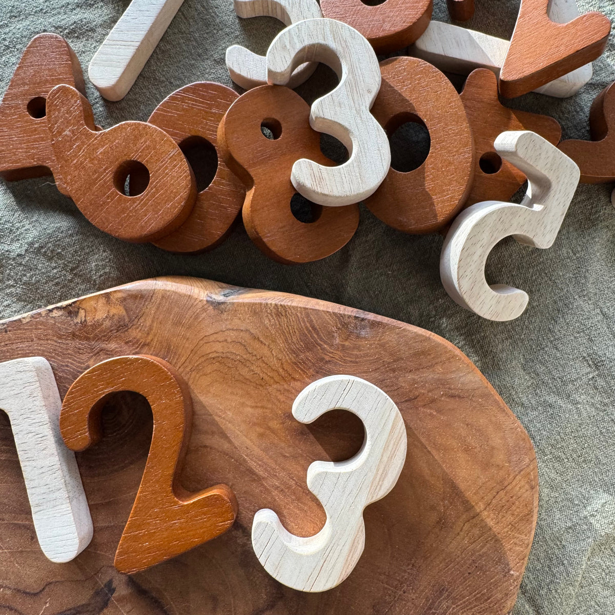 Wooden Number Set | Little Wild & Green
