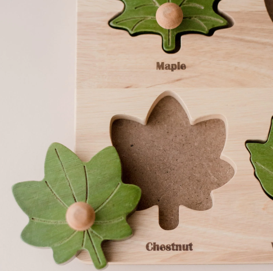 Montessori Leaf Puzzle | Little Wild & Green