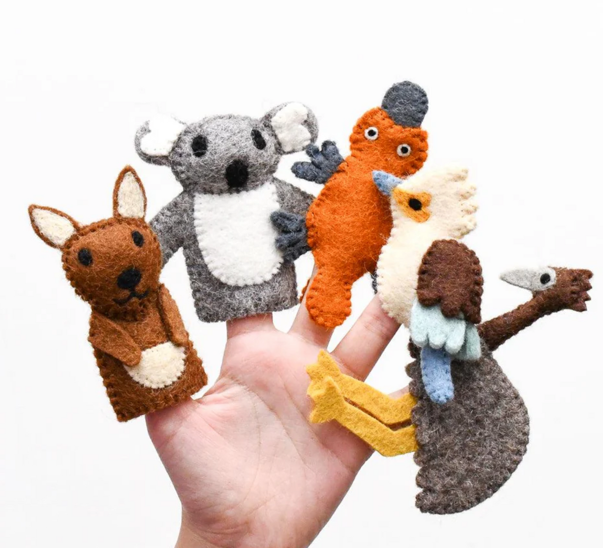 Australian Animals - Finger Puppet Set | Little Wild & Green
