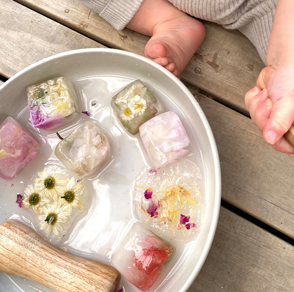 Floral Ice Cubes | Little Wild & Green