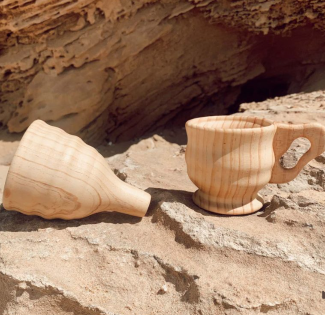 Wooden Funnel & Cup Set | Little Wild & Green