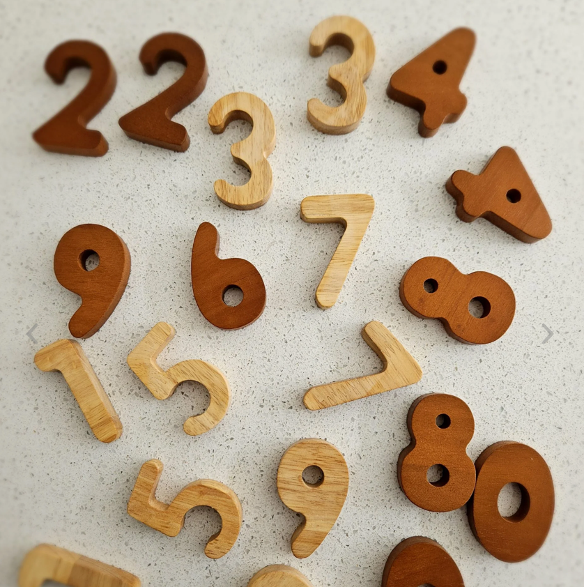 Wooden Number Set | Little Wild & Green