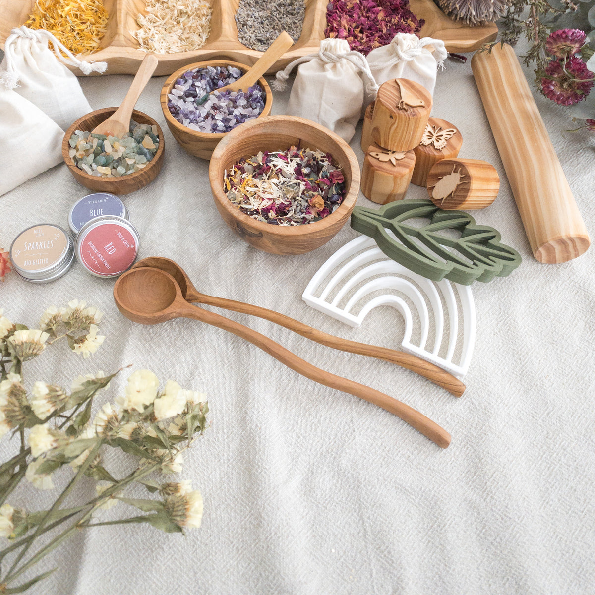 Teak Mini Ladle | Little Wild & Green